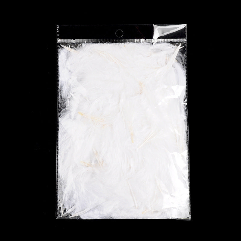 White Feather Packs for filling the balloons, decoratio,newborn, baby ...